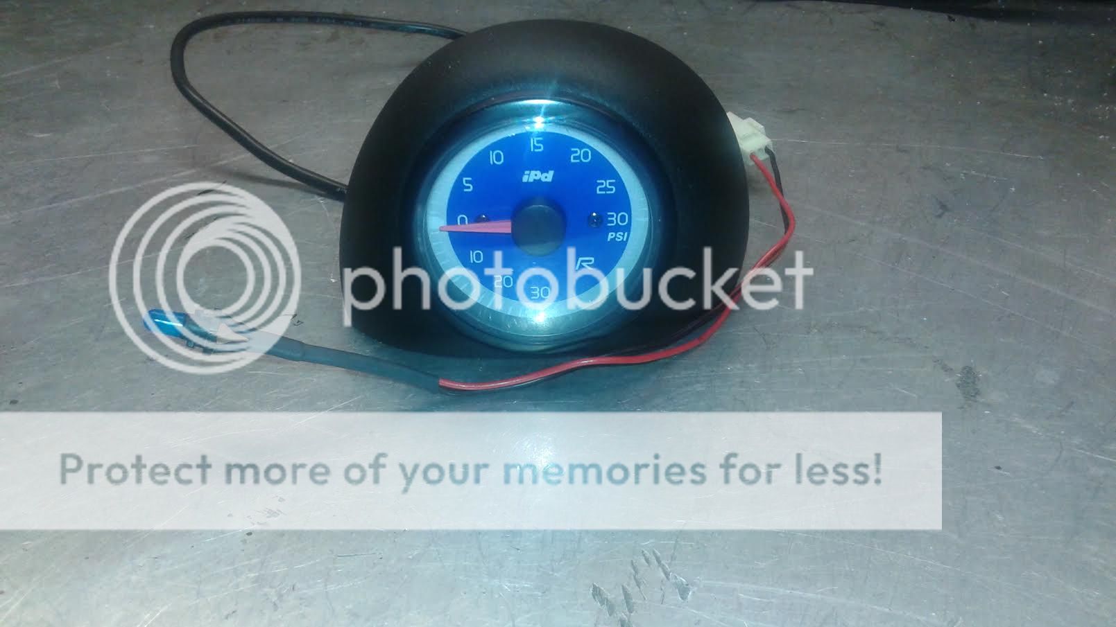 Ipd Boost gauge and Pod - modified - ready to plug into light bulb ...