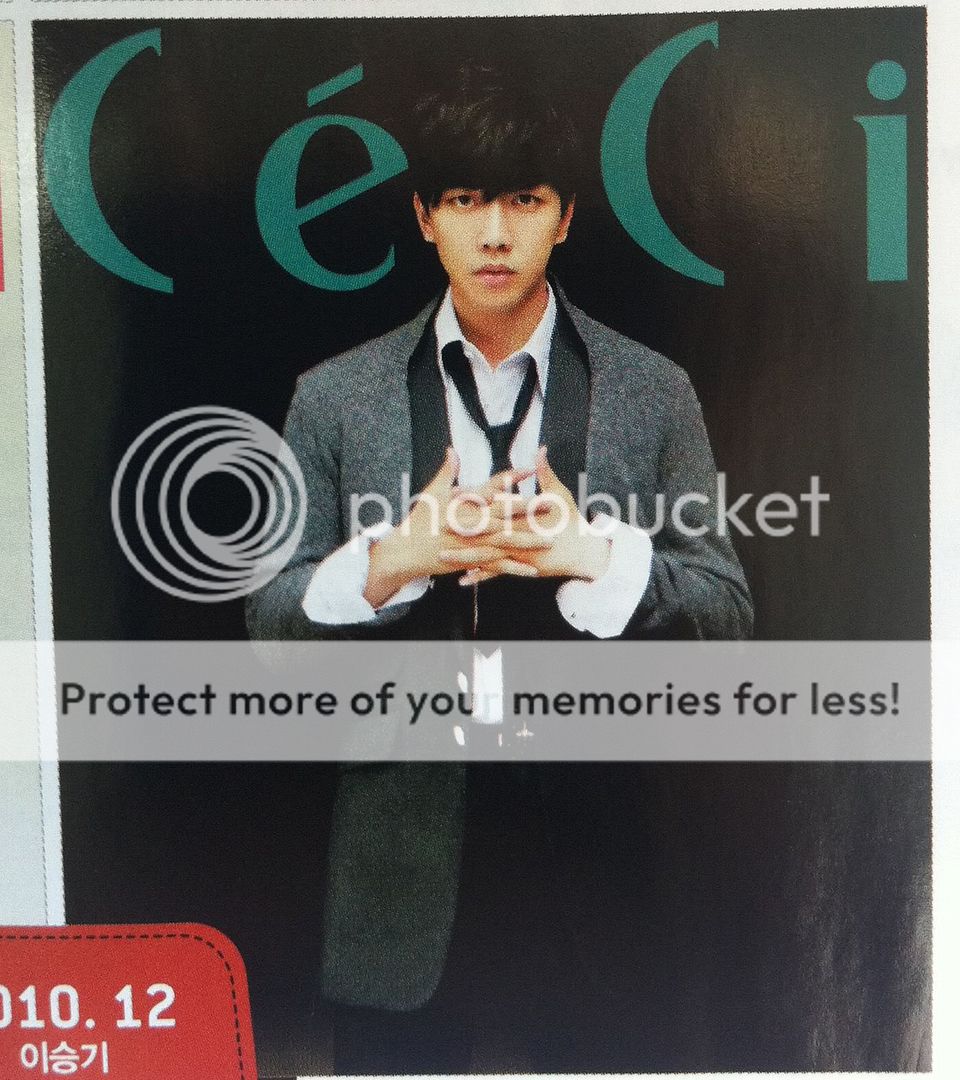 2010.12 CeCi Magazine Behind (?) Covers – Lee Seung Gi | Everything Lee ...