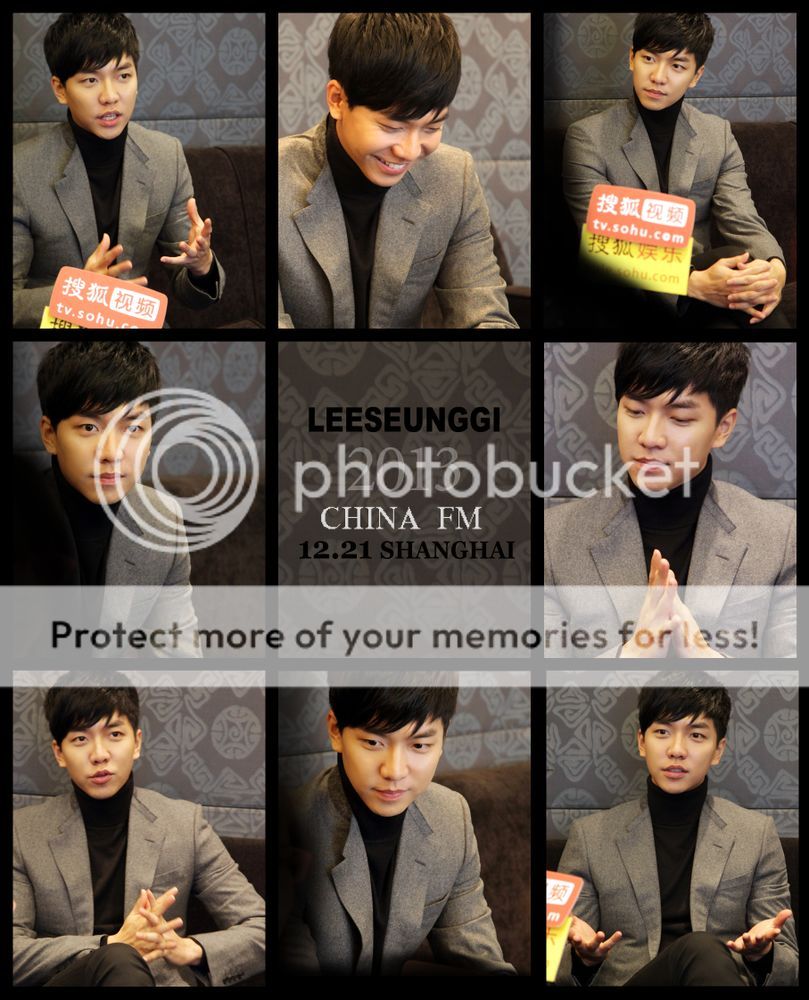 13.12.21 Shanghai FM Interview Photos 7 – Lee Seung Gi | Everything Lee ...