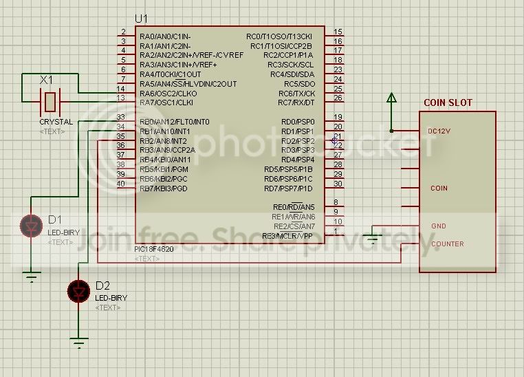 Forums / PIC Microcontroller Discussion / PIC18F4620 Multi-Coin Slot ...
